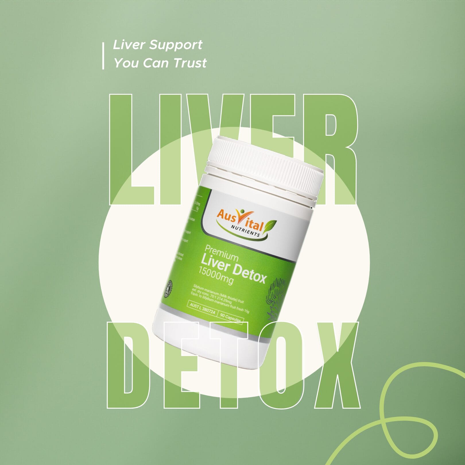 Premium Liver Detox Capsules - Natural Formula